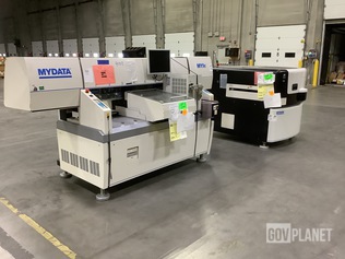Surplus (1) Mydata MY500 Jet Printer & (1) Mydata MY9e Pick & Place ...