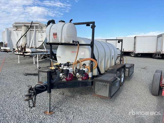 Custom Built 1000 Gal Chemical Mix Trailer Closed Mix System Divers ...