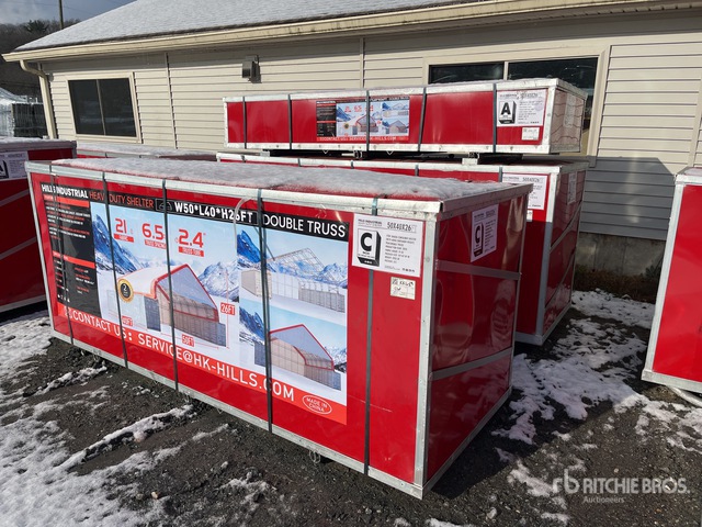 2024 HIlls Industrial 504026 50 ft x 40 ft Storage Building (Unused ...