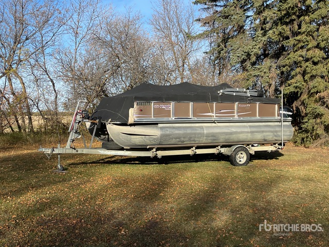 2011 Harris 20 ft Cruiser FX 200 Pontoon Boat w/2010 EZ Loader Trailer ...