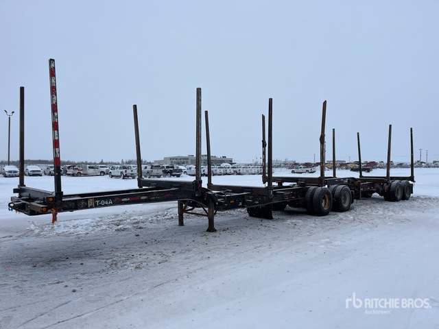 2003 Doepker 38 ft B-Train Lead Short Wood Log Trailer | Ritchie Bros ...