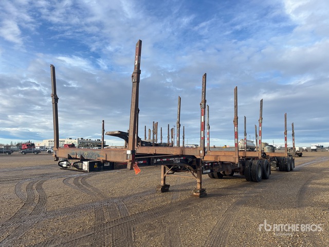 2007 Doepker 30 ft T/A B-Train Lead Short Wood Log Trailer | Ritchie ...