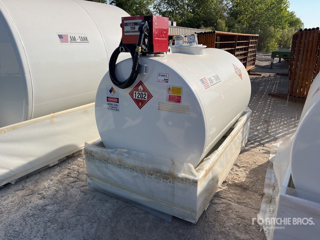 2024 AM Tank 600 655 gal Skid Mounted Steel Fuel Tank (Unused ...