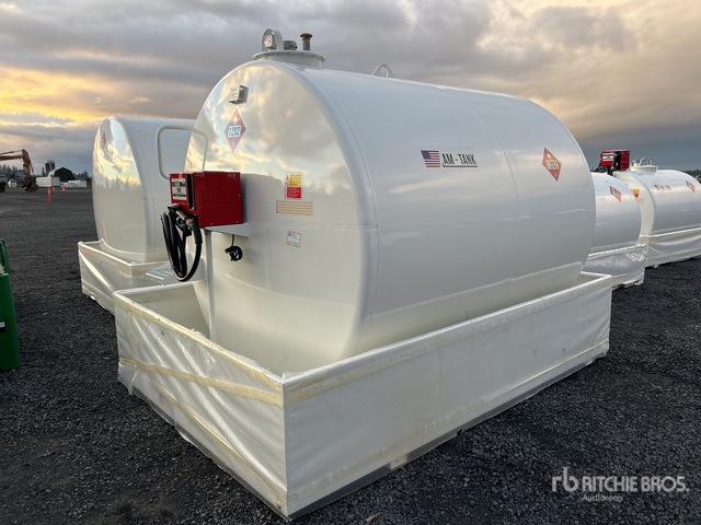 2024 AM Tank AM-TANK 2300N 2376 gal Skid Mounted Steel Diesel Tanque ...