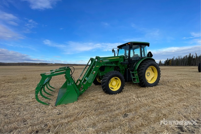 2015 John Deere 6105D 4WD Tractor | Ritchie Bros. Auctioneers