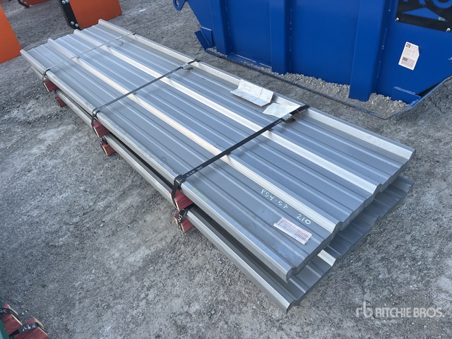 Quantity of 2024 Kit Containers 24 Gauge 12 ft Steel Panels (Unused ...