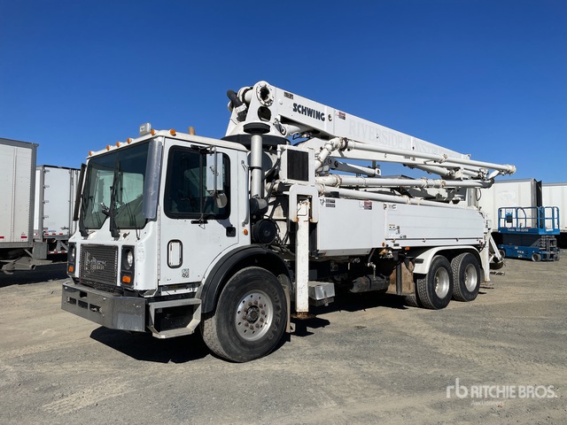 2006 Schwing 2025-5/34X on 2007 Mack MR688S 6x4 Concrete Pump Truck ...