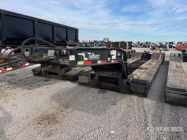 2012 Talbert T3DW-50SA-HRG-1-T1 51 ton Tri/A Single Drop Removable ...