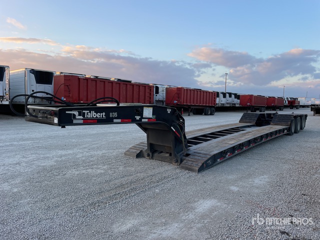 2022 Talbert T455CCHRGT1 55 ton Tri/A Removable Gooseneck Lowboy ...