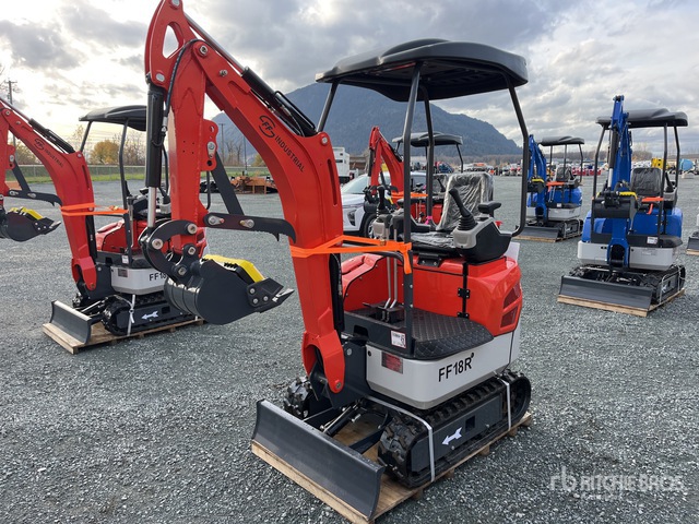 2024 FF Industrial FF18R Mini Excavator (Unused) | Ritchie Bros ...