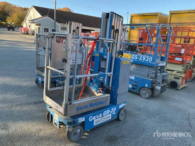 2022 Genie GR20 Vertical Mast Lift | Ritchie Bros. Auctioneers