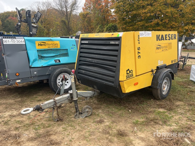 2015 Kaeser M100 375 cfm Mobile Air Compressor | Ritchie Bros. Auctioneers