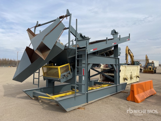 Telsmith Specmaker Skid-Mounted Vibrating Criba de agregados | Ritchie ...