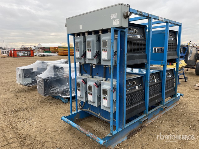 Quantity of (5) Miller Dimension 452 Skid-Mounted Electric Welder ...