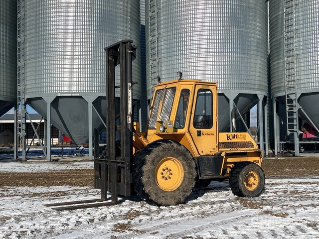 1991 Lift King LK 8M42 8000 lb 4x4 Rough Terrain Forklift | Ritchie ...