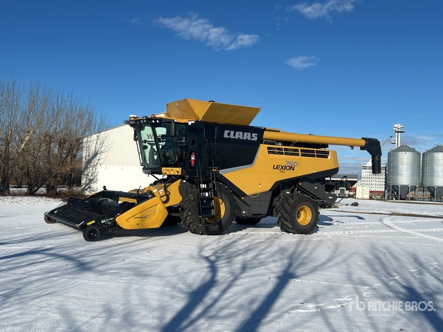2017 Claas Lexion 760 Combine Harvester | Ritchie Bros. Auctioneers