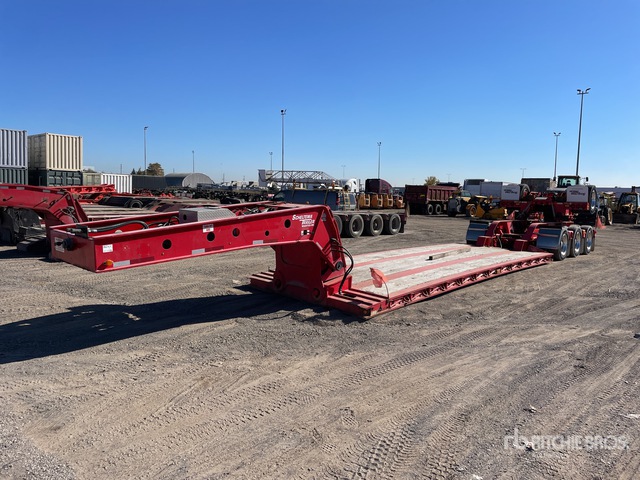2019 Scheltema 55 ton T/A Double Drop Removable Gooseneck Lowboy ...