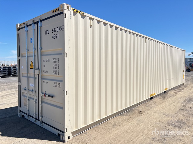 2024 40 ft High Cube Contenedor de almacenamiento | Ritchie Bros ...