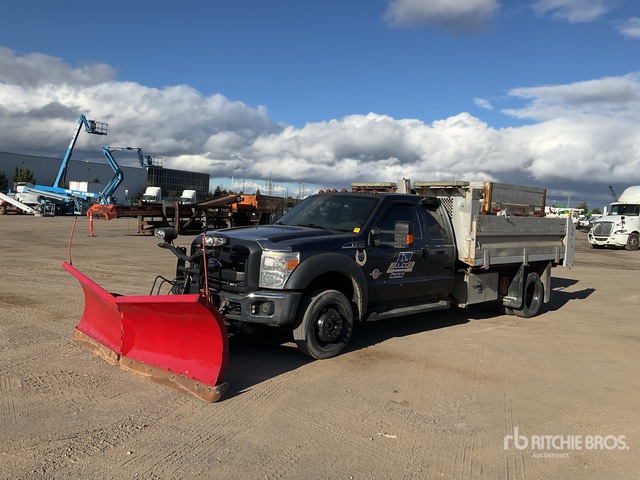 2013 Ford F-550 Lariat 4x4 Extended Cab Snow Plow Truck | Ritchie Bros ...