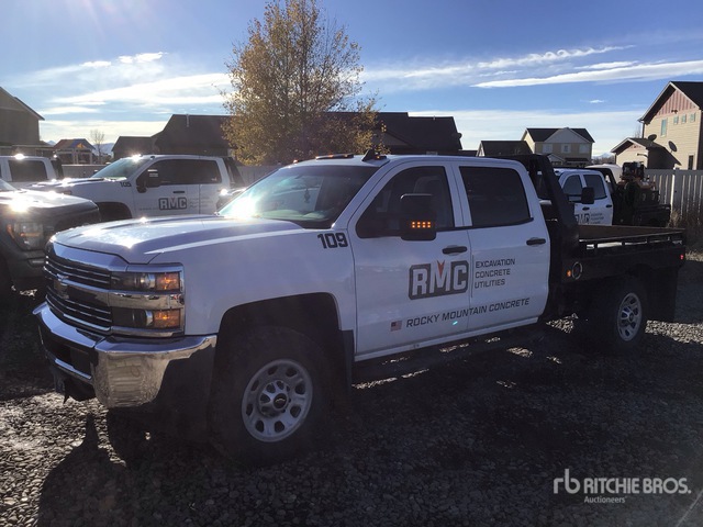 2017 Chevrolet Silverado 3500 4x4 Crew Cab Camión Caja Abierta ...