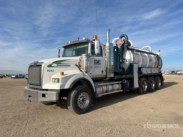 2014 Custom Vac on 2015 Western Star 4900SA 8x6 Vacuum Tanker Truck ...