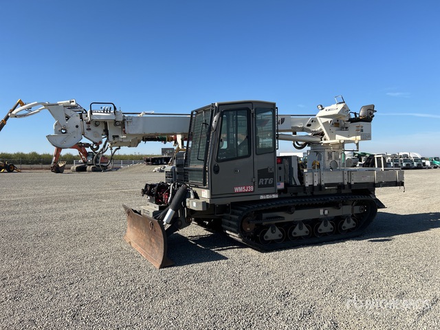 2017 Terramac RT6 Crawler Carrier Digger Derrick w/2015 Terex Commander ...