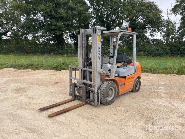 2008 Kargo TH25 2500 kg Chariot Elevateur Pneumatic Tire Forklift ...