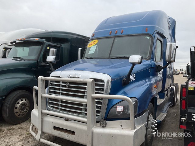 2017 Freightliner Cascadia 125 6x4 Evolution T/A Sleeper Truck Tractor ...