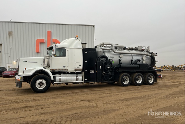 2008 Rebel on 2009 Western Star 4900SA 8x6 Sleeper Vacuum Excavator ...