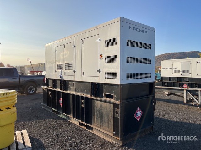 2019 HiPower HFW 300T6j 320 kW Skid-Mounted Stand-By Generator Set ...