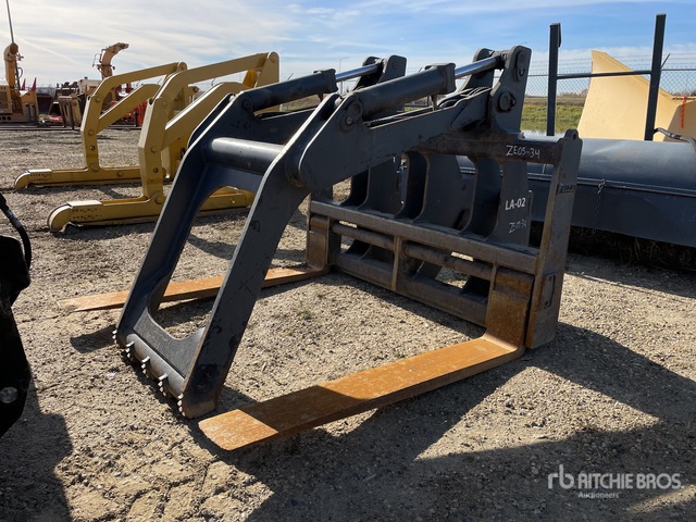 CWS 64 in Wheel Loader Grapple - Fits Komatsu WA250PZ-6 | Ritchie Bros ...