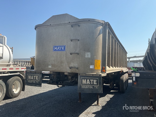 2021 Mate 30 ft Tri/A Aluminum Quarter Frame End Dump Trailer | Ritchie ...