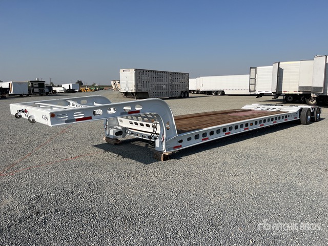 1989 Murray 60 ton 16-Wheel Expandable Axle Removable Gooseneck Lowboy ...