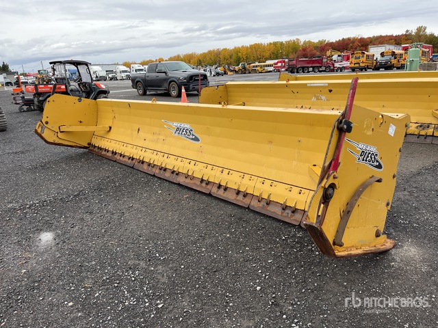 2019 Metal Pless 18 ft Q/C Snow Pusher - Fits Wheel Loader | Ritchie ...