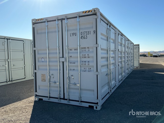 2024 40 ft High Cube Multi-Door Contenedor de almacenamiento | Ritchie ...