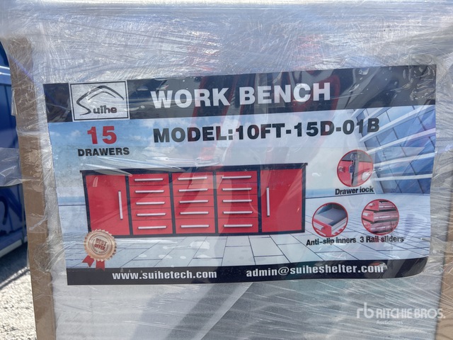 2024 Suihe NWB-15DR-2 -10 15-Drawer Workbench | Ritchie Bros. Auctioneers