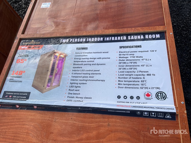 2024 Landhonor LHR-LSN20F 47 in x 39 in Two Person Indoor Infrared ...