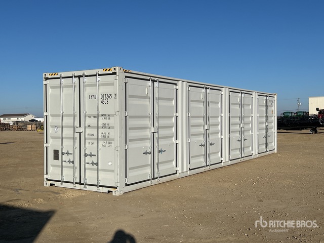 2024 40 ft High Cube Multi-Door Contenedor de almacenamiento | Ritchie ...