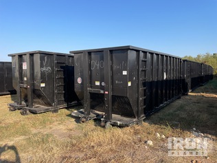 Quantity of (10) Dragon 22 ft 40 yd Roll-Off Container in Flatonia ...