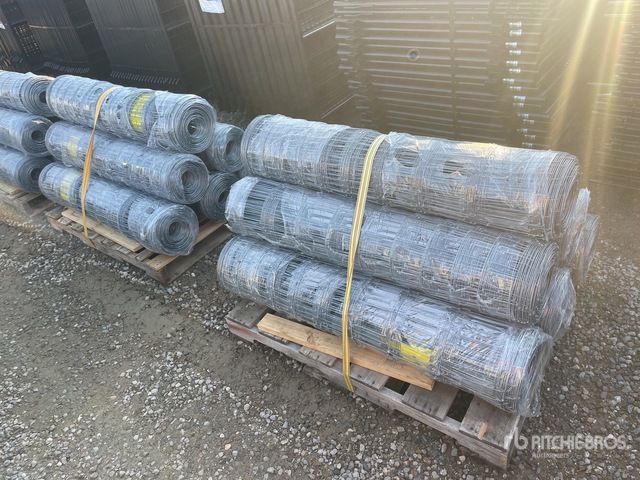 Quantity of (12) 2024 RanchMaster FFC762 330 ft x 4 ft Galvanized Farm ...