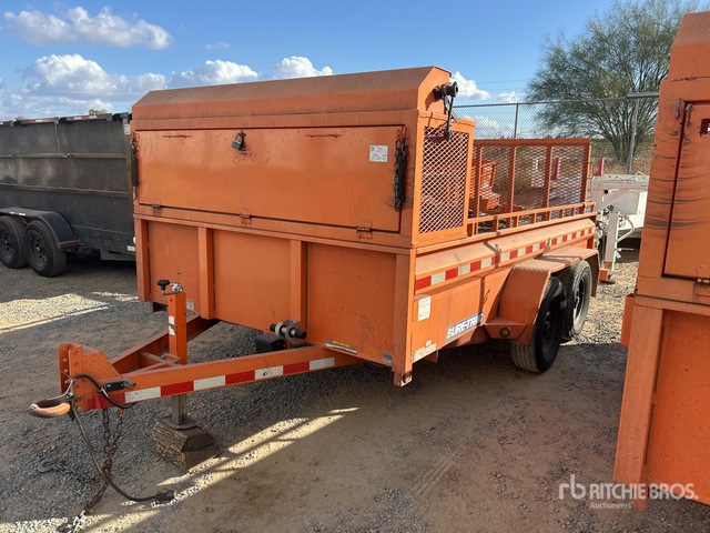 2016 Novae Corp 7X12 12 ft T/A Landscape Trailer | Ritchie Bros ...