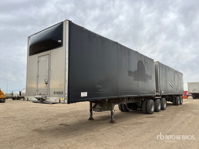 2019 Manac 28 ft Super B-Train Lead Curtain Side Trailer | Ritchie Bros ...