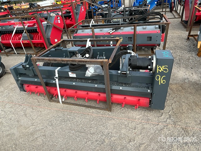 2024 Handy HSNC78 78 in Skid Steer Power Rake - Fits Handy HSNC78 ...