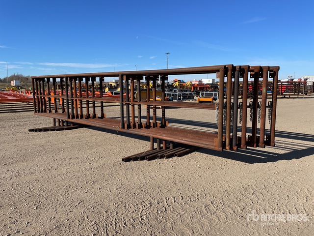 Quantity of (7) 24 ft x 5 ft Steel Frame Livestock Panel | Ritchie Bros ...