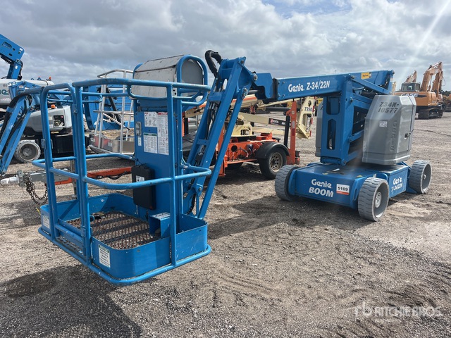 2013 Genie Z34/22N 2WD Electric Articulating Boom Lift | Ritchie Bros ...