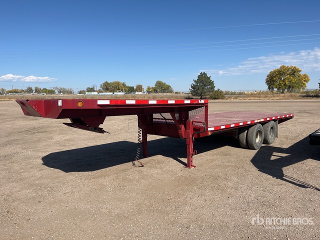 1992 Homemade 30 ft T/A Single Drop 30 ft Single Drop Deck Remolque ...