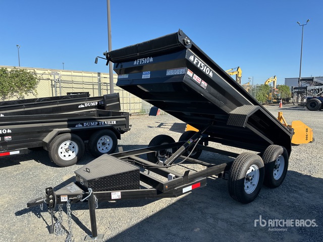 2024 Ranco FT510 10 ft T/A Dump Utility Trailer (Unused) | Ritchie Bros. Auctioneers