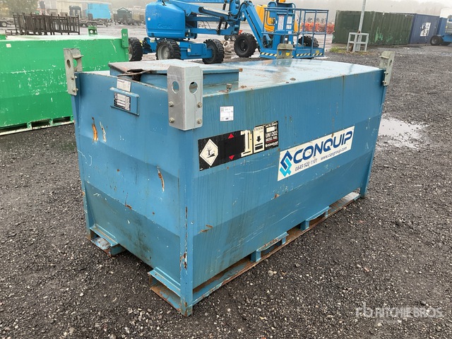 2017 Conquip FB602AA-02000 2000 L Skid Mounted Steel Fuel Tank ...