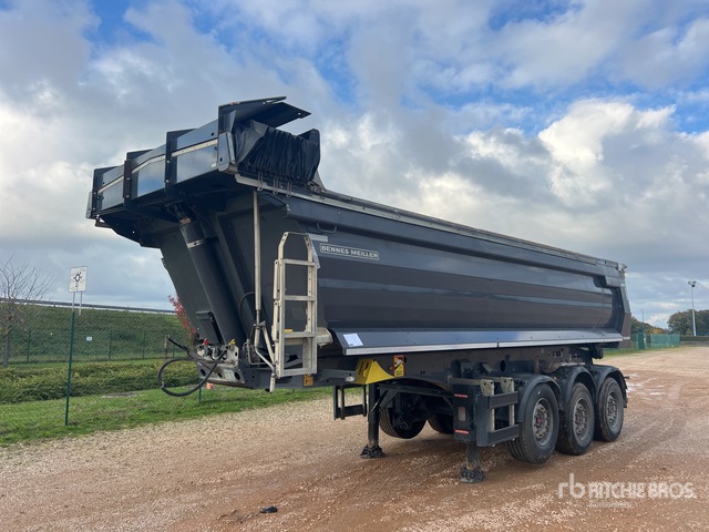 2021 FX Meiller Kisa3 Tri/A Demolition Semi-Remorque Benne 3 Essieux ...