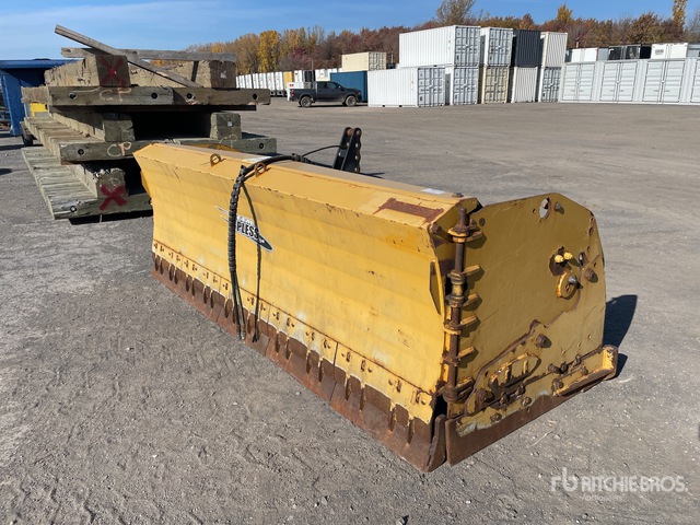 Metal Pless 10 ft Snow Pusher - Fits Tractor | Ritchie Bros. Auctioneers